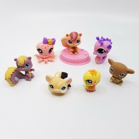LPS | Toys | Littlest Pet Shop Lps Toy Figures Pig Squirrel Seahorse ...